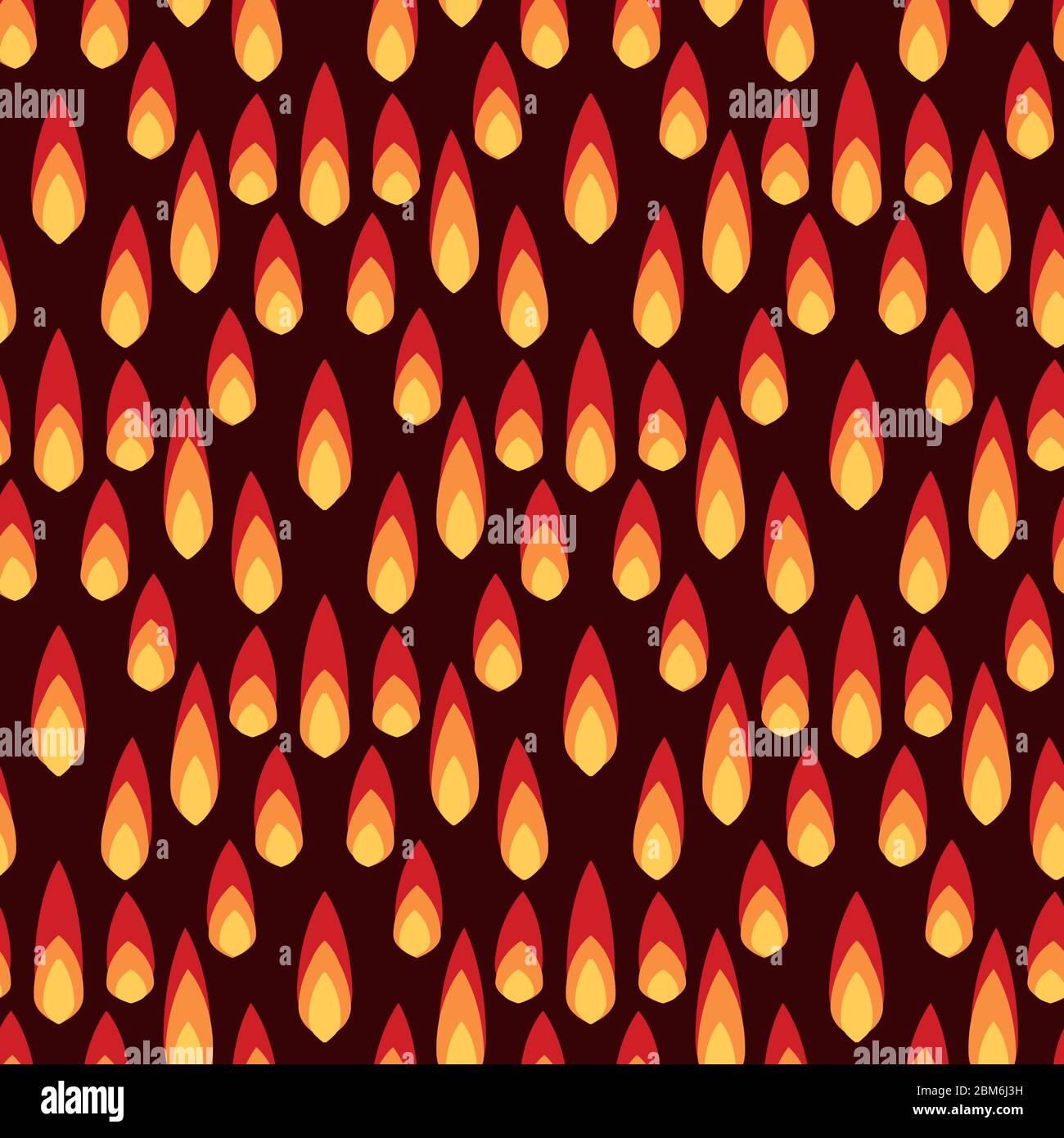 simple fire flames seamless vector pattern Stock Vector Image & Art - Alamy