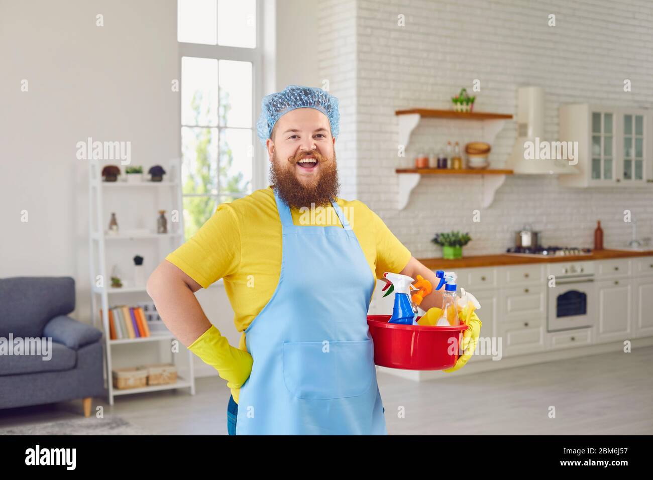 Funny Men Cleaning House