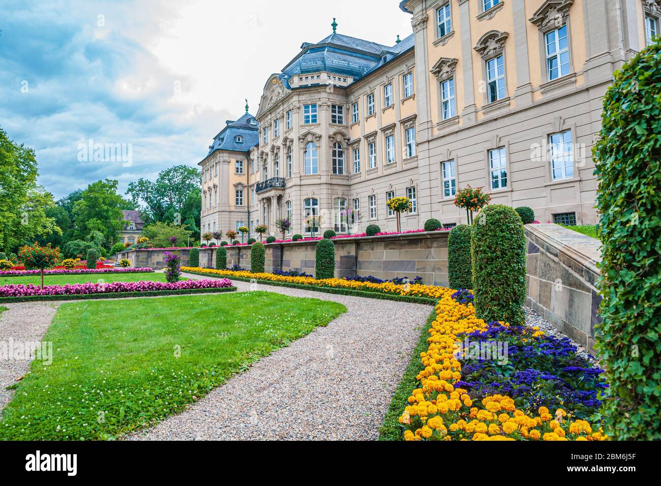 WERNECK, GERMANY - CIRCA JULY, 2011: The Werneck palace in Germany ...