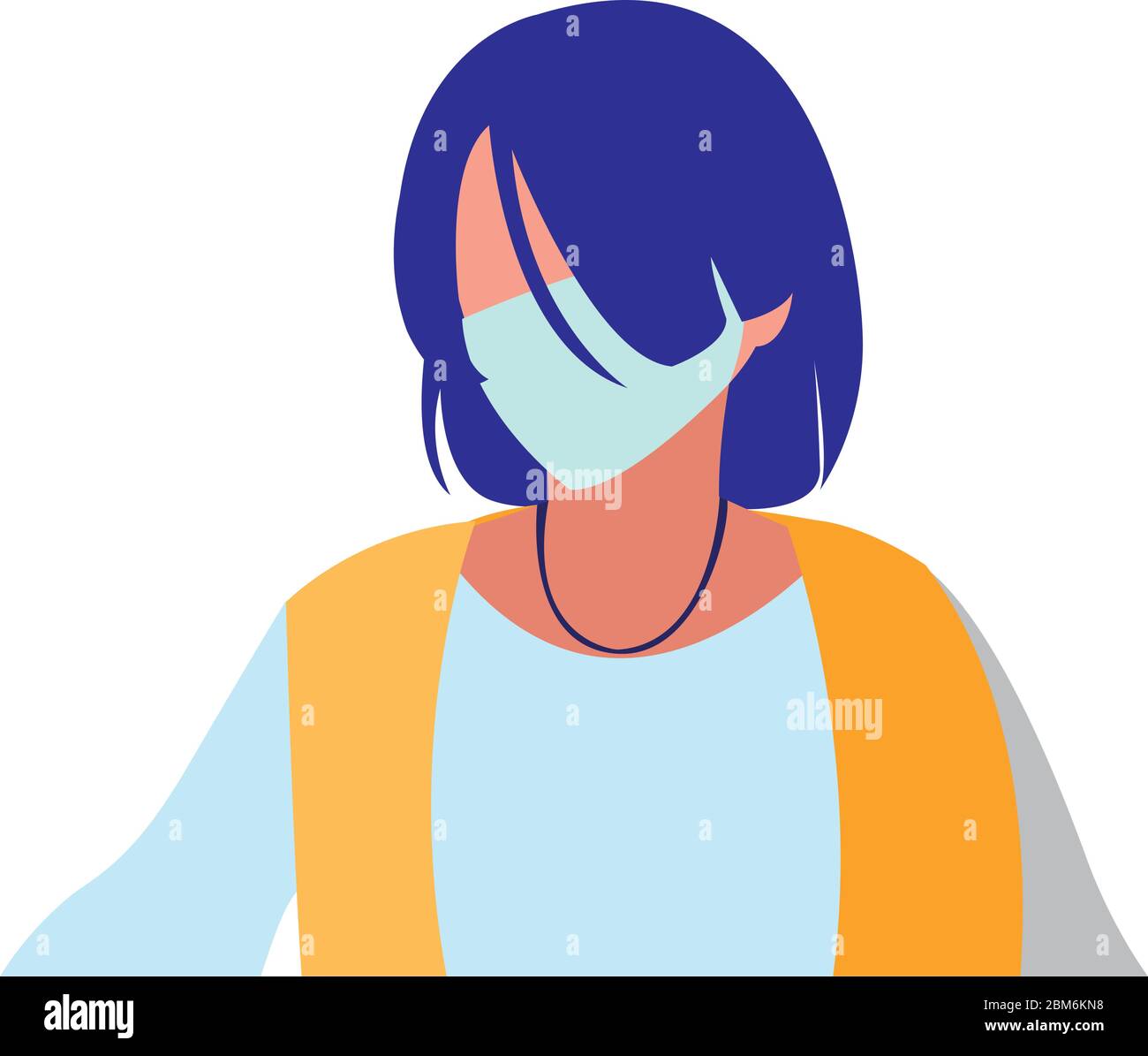 Country woman wearing medical Cut Out Stock Images & Pictures - Alamy