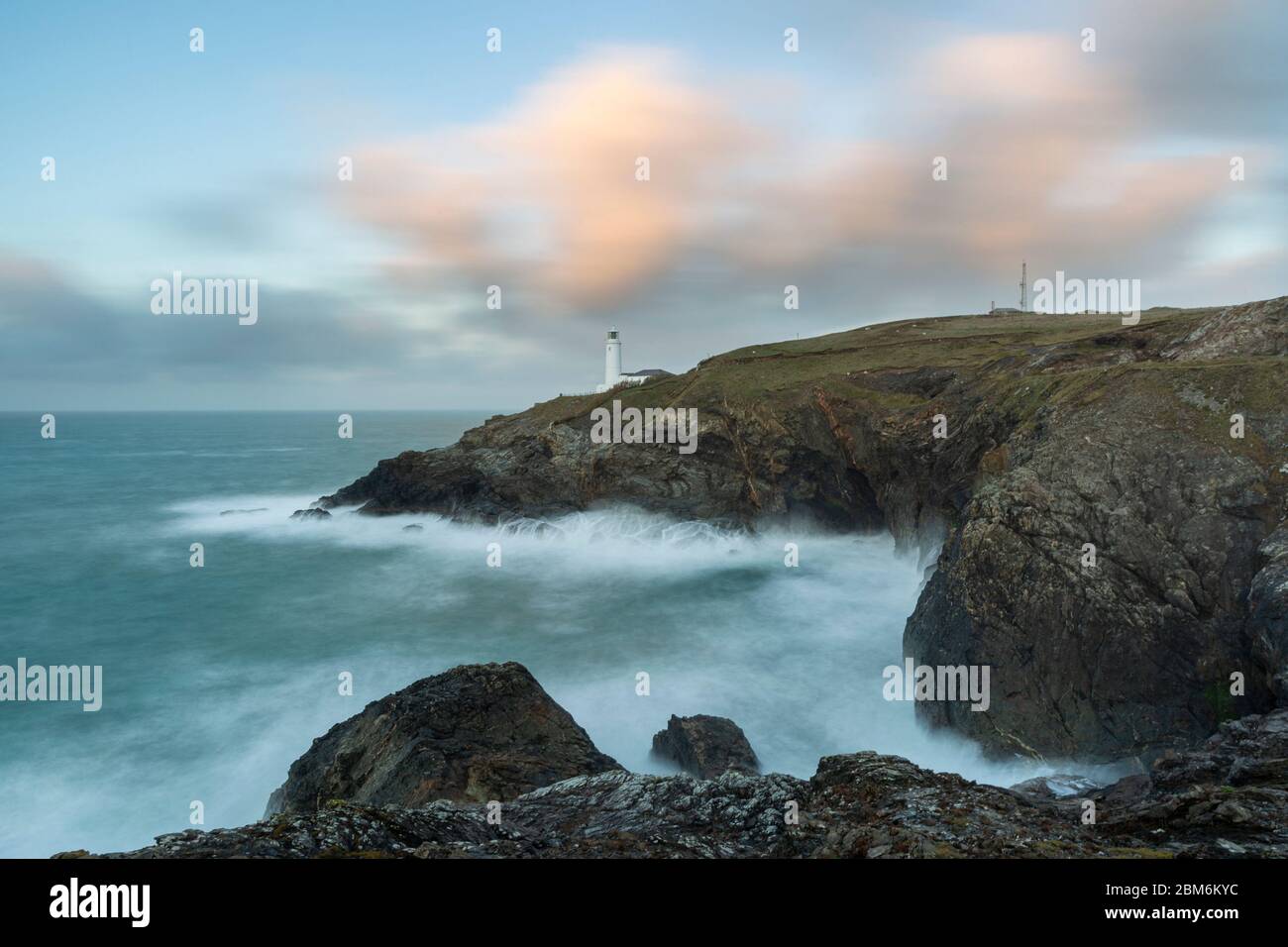 Trevose Head Lighthouse, Cornwall, England, Großbritannien Stock Photo ...