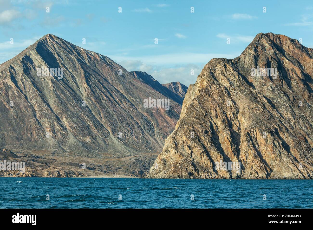 Mountains in Pond Inlet (summer Stock Photo - Alamy