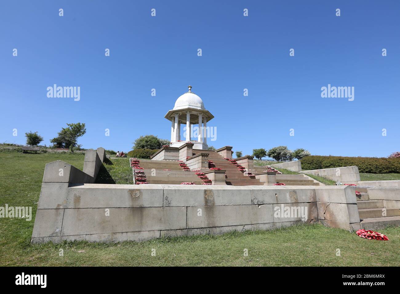 The Chattri on the South Downs north of Brighton is a memorial built to ...