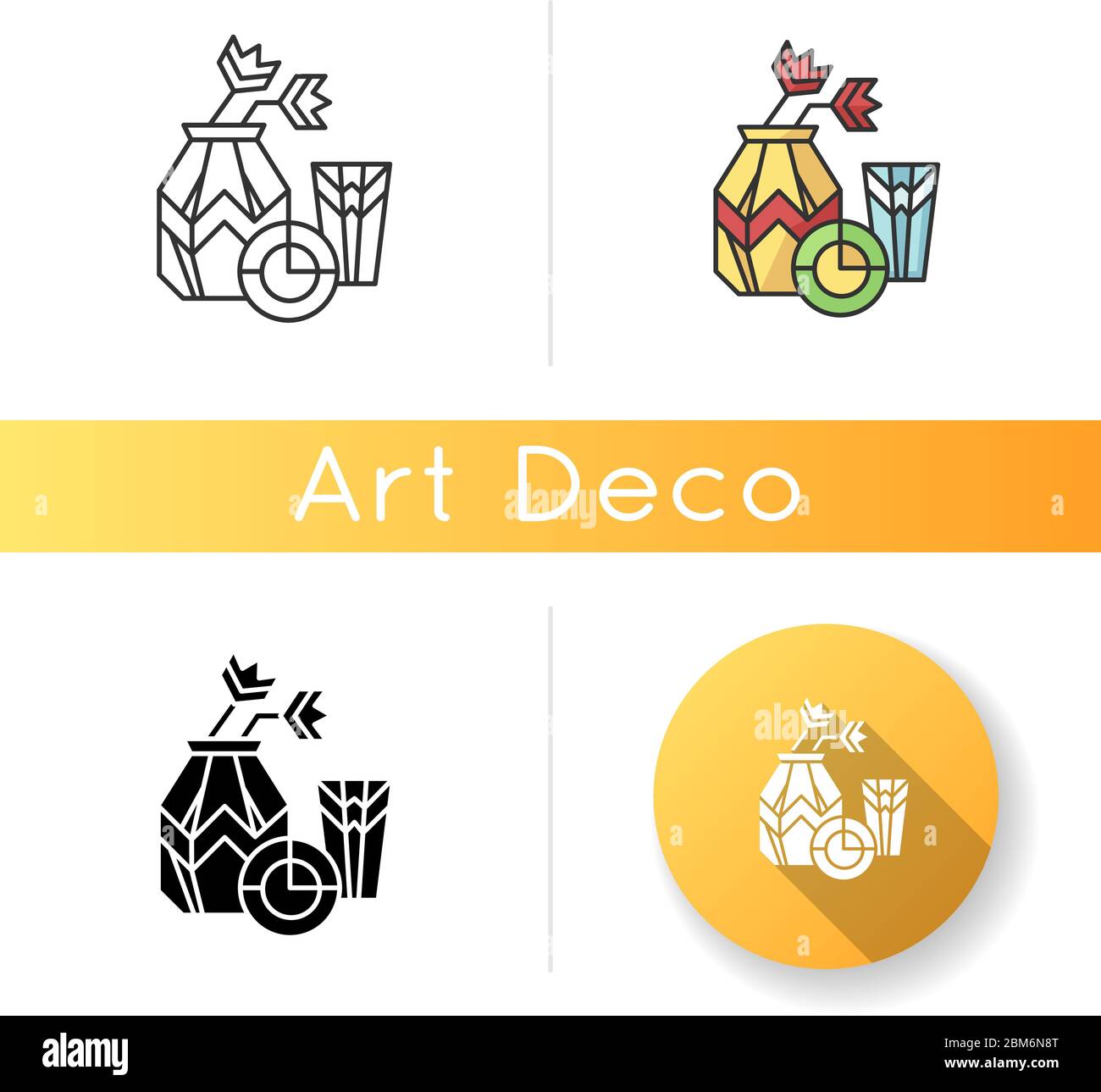 Art deco style icon Stock Vector Image & Art - Alamy