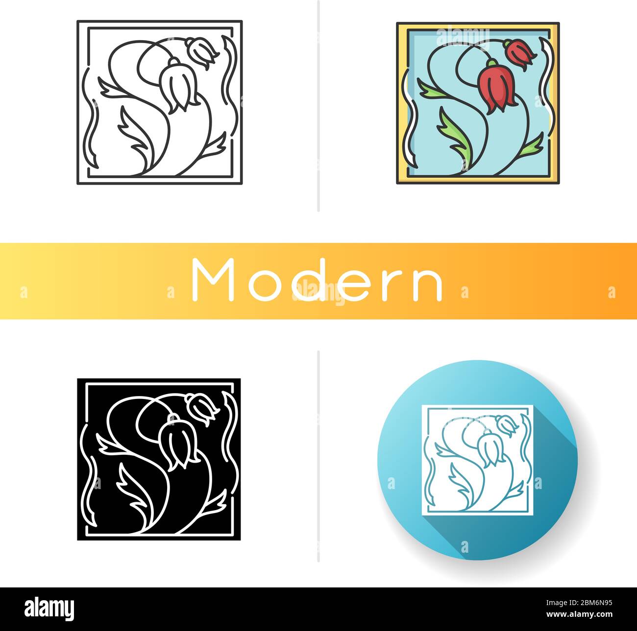Modernism blue Stock Vector Images - Alamy