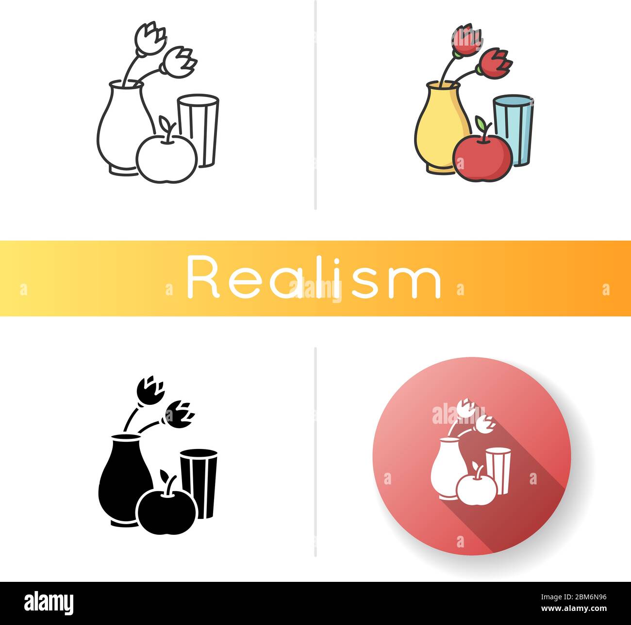 Realism art movement Stock Vector Images - Alamy