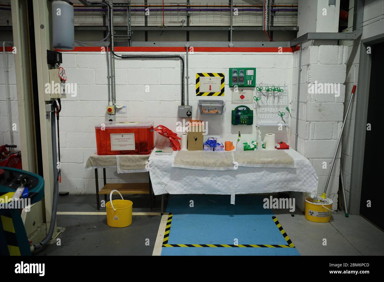 South central ambulance service garage facility hi-res stock ...