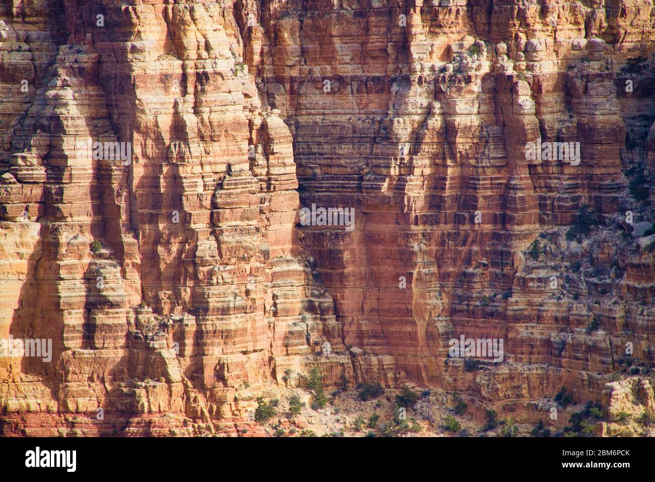 Rock Face with layers of different colors Stock Photo - Alamy