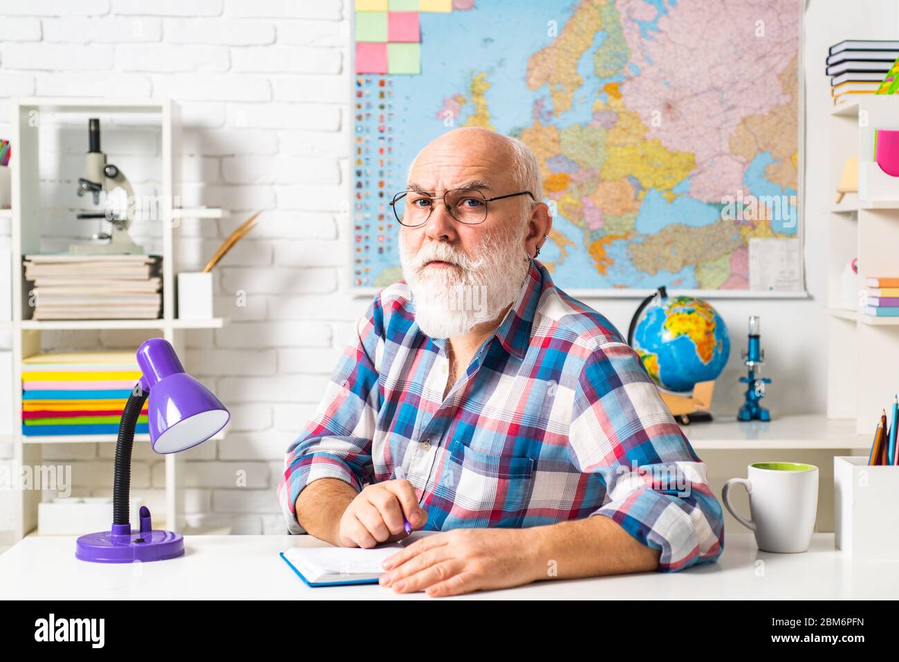 Gray teacher. Teacher in glasses. Beloved teacher, Sincere teacher ...