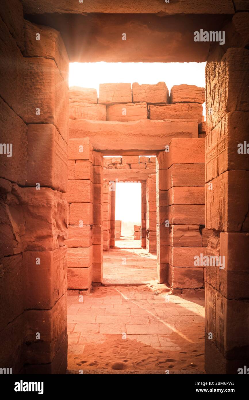 Ancient temple in Meroe, Sudan Stock Photo - Alamy