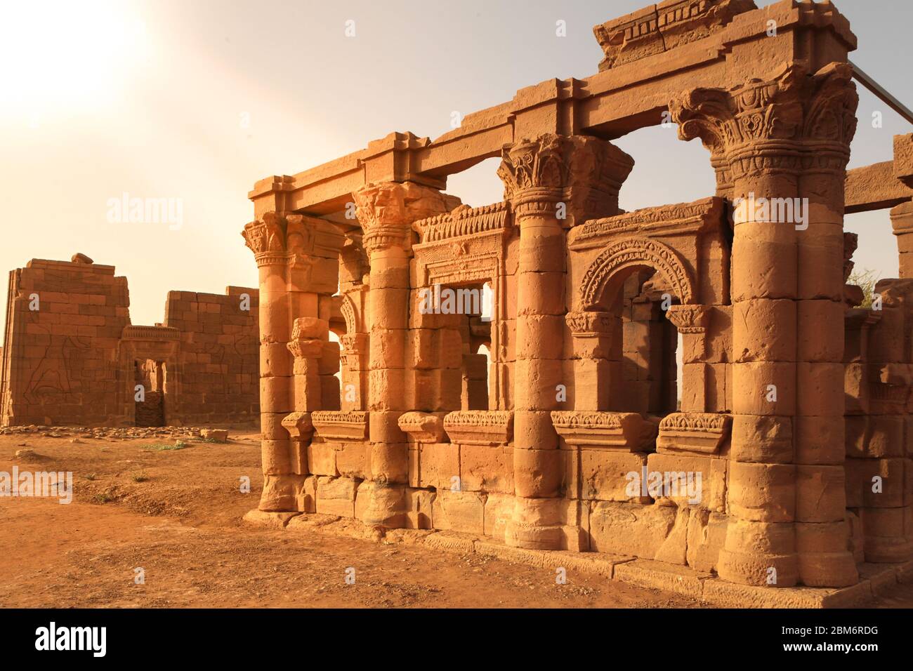 Ruins of Naqa Meroe, in ancient Kush, Sudan, Africa Stock Photo - Alamy