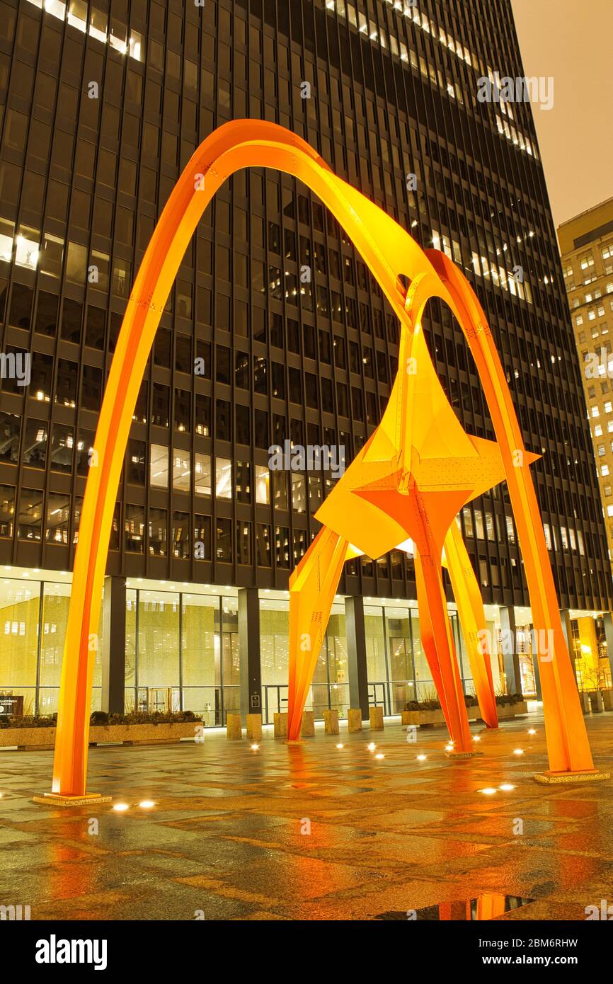 The Flamingo at Night Stock Photo - Alamy