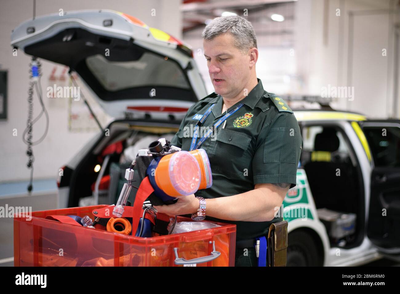 Paramedic Team Leader Ross Smith of South Central Ambulance Service ...