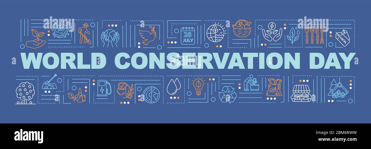 World conservation day word concepts banner Stock Vector Image & Art ...