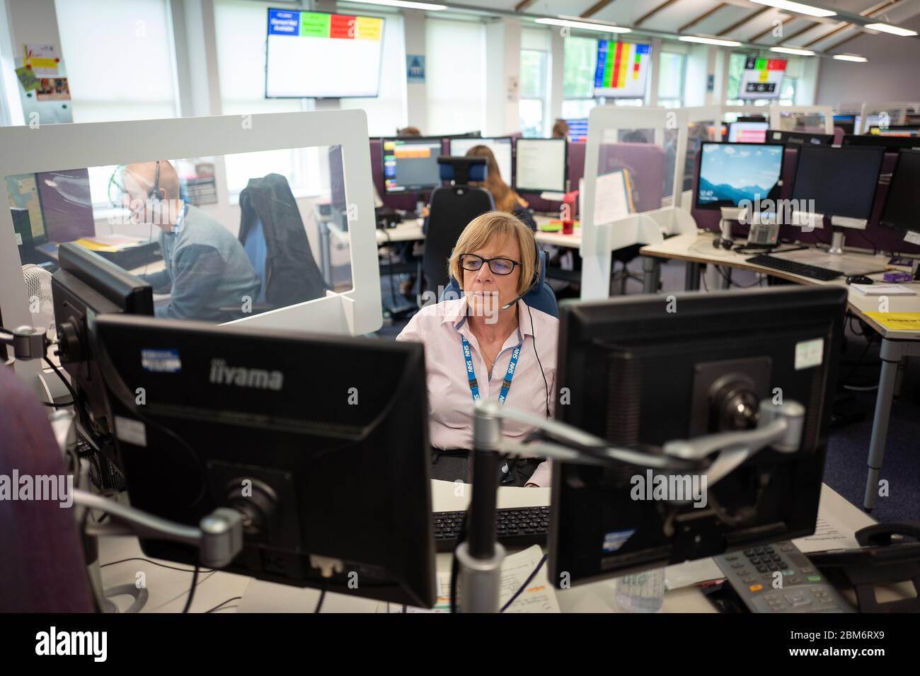 A South Central Ambulance Service call handler from the National Covid ...