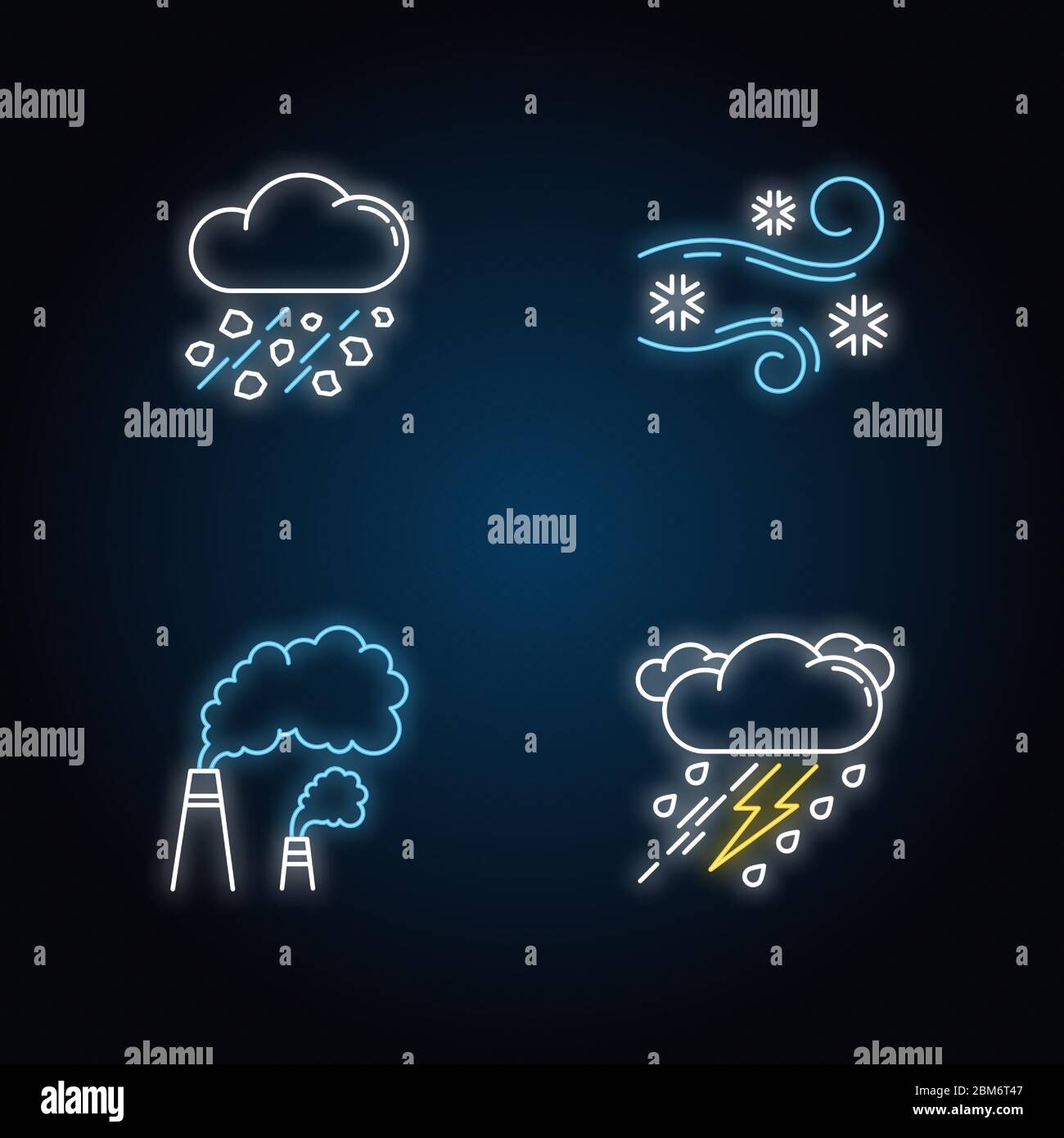 Weather icons bad Stock Vector Images - Alamy