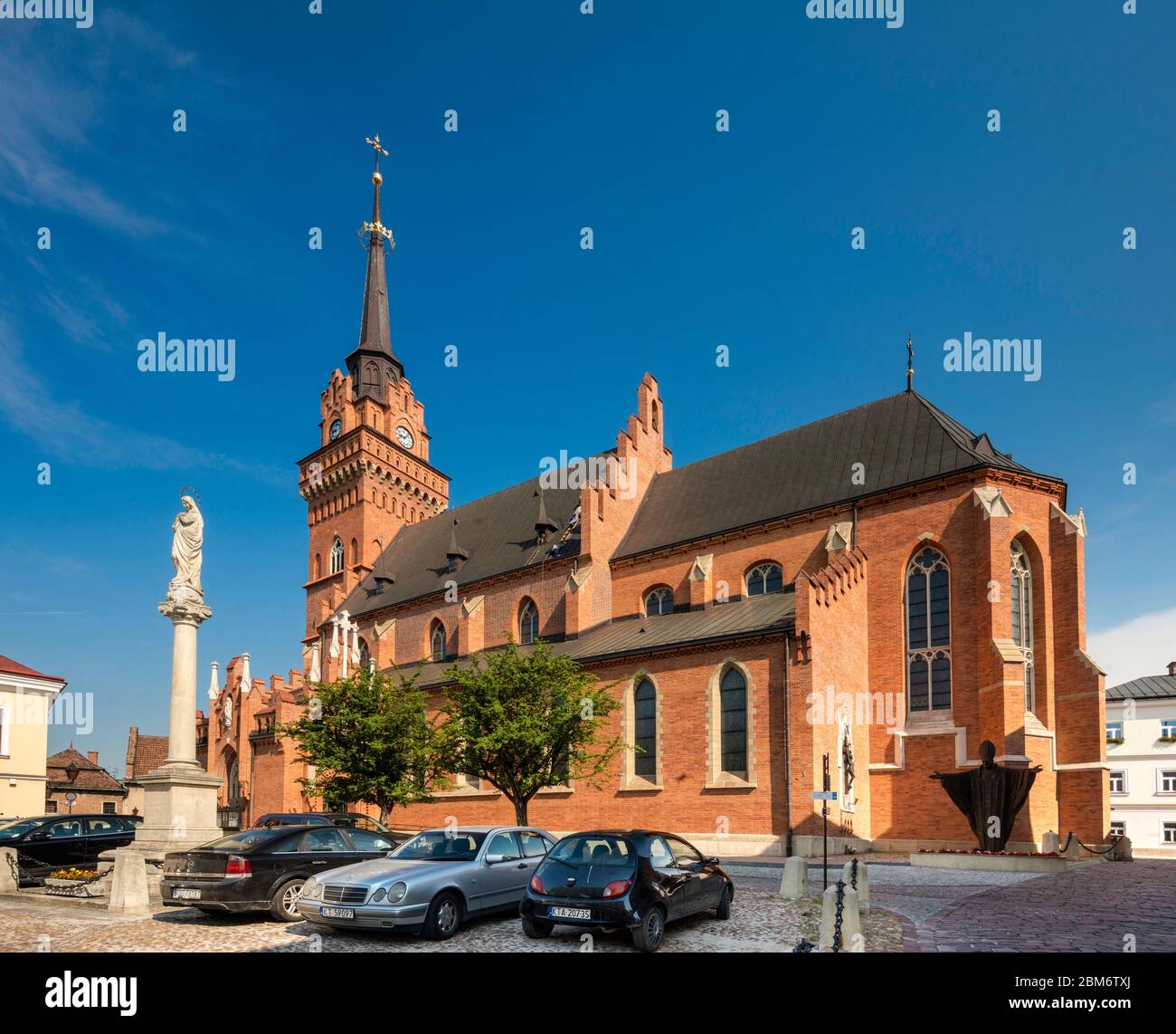 Cathedral, 14th century, Tarnow, Malopolska aka Lesser Poland region ...
