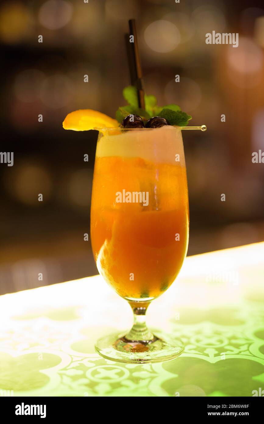 Singapore sling glass hi-res stock photography and images - Alamy