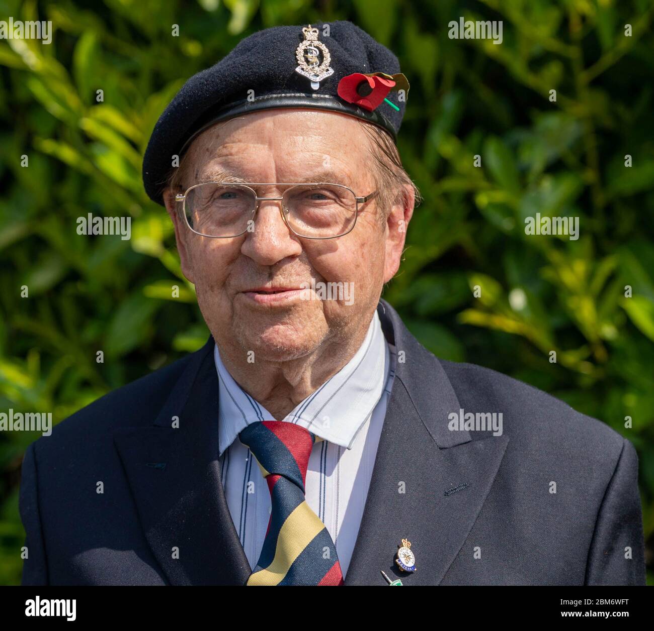Brentwood Essex, UK. 7th May, 2020. VE Day Former Corporal Peter J ...