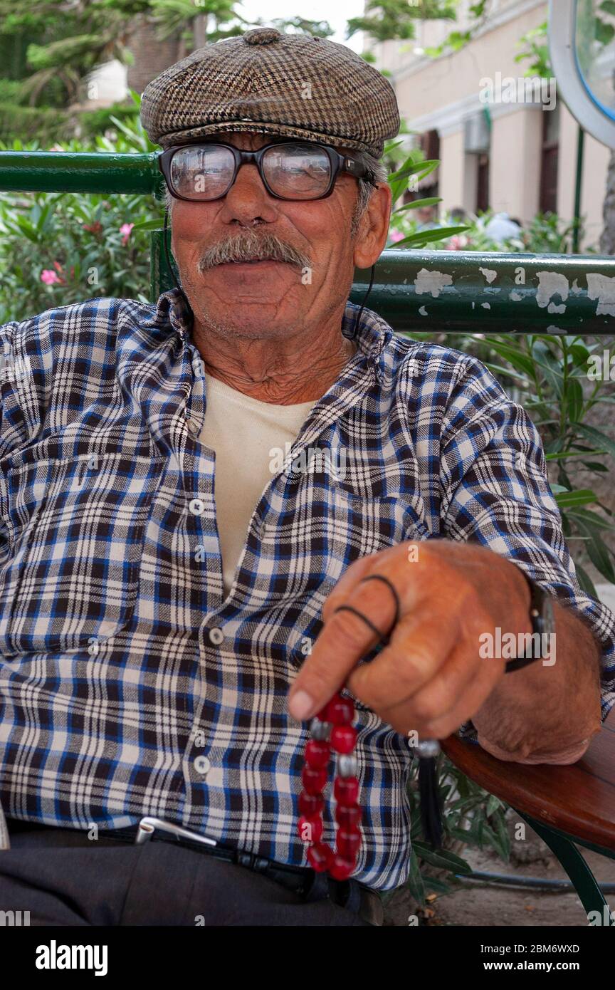 Old greek man smile hi-res stock photography and images - Alamy