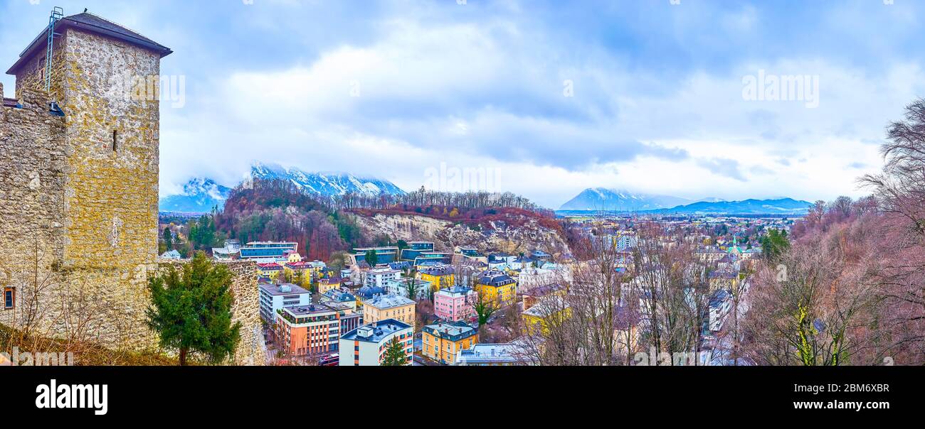 Monchsberg salzburg austria travel hi-res stock photography and images ...