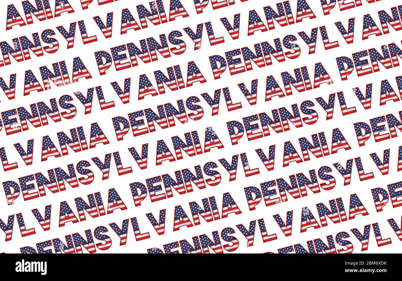 Pennsylvania lettering hi-res stock photography and images - Alamy