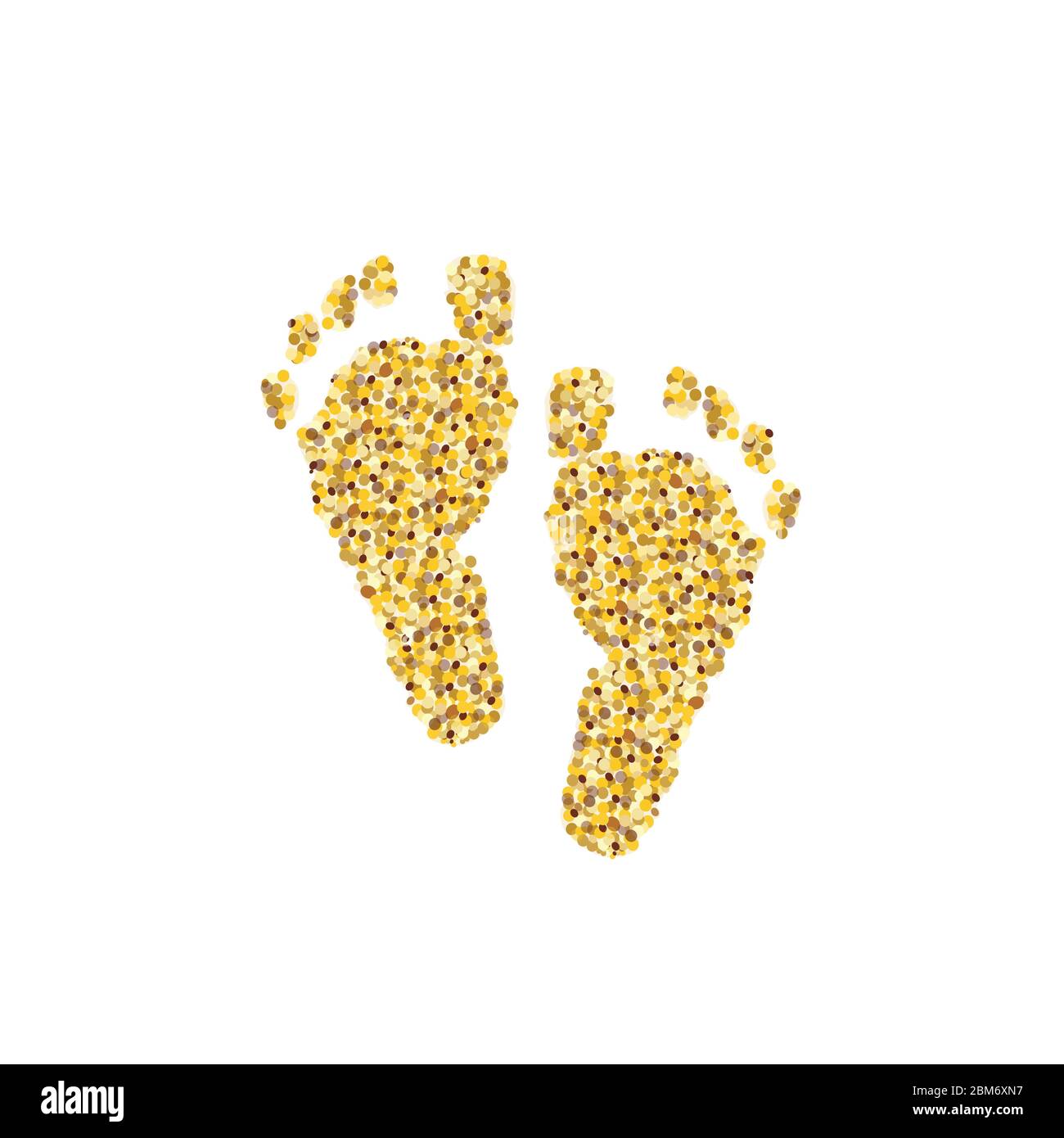 Unique footprint Stock Vector Images - Alamy