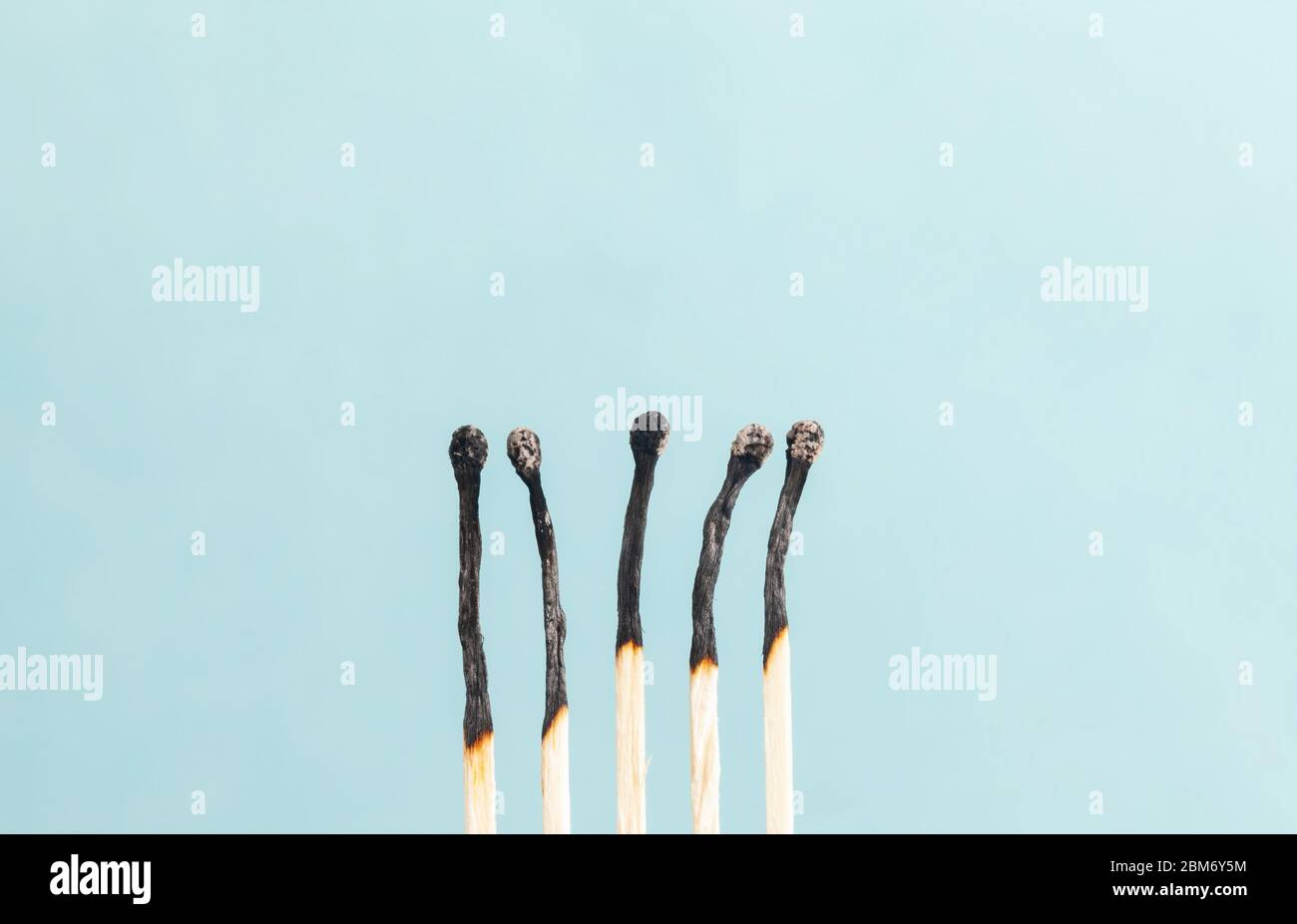 Burnt matchsticks hi-res stock photography and images - Alamy