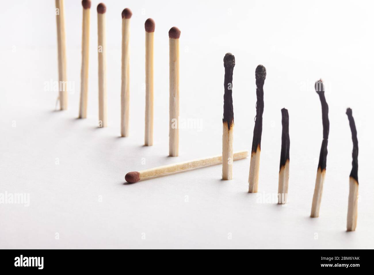 Match sticks lying in row hi-res stock photography and images - Alamy