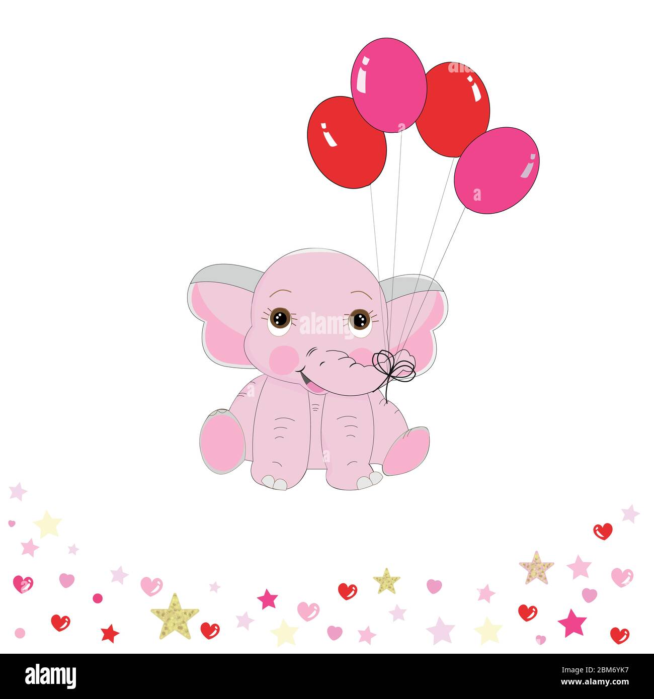 Happy Birthday Pink Elephant