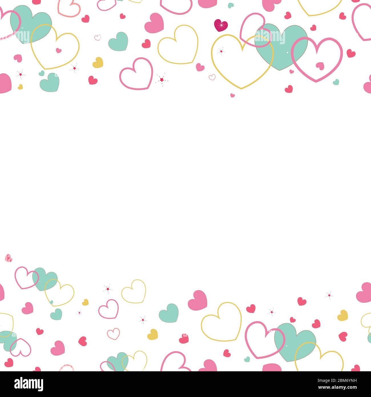 Baby Girl Card Border