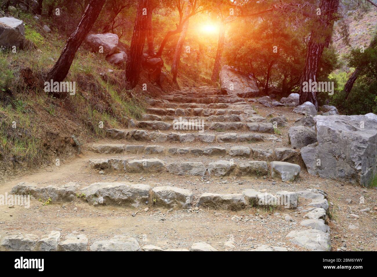 Beautiful scenery stone stairway ancient hi-res stock photography and ...