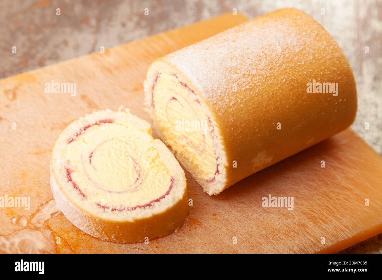 Arctic roll ice cream hi-res stock photography and images - Alamy