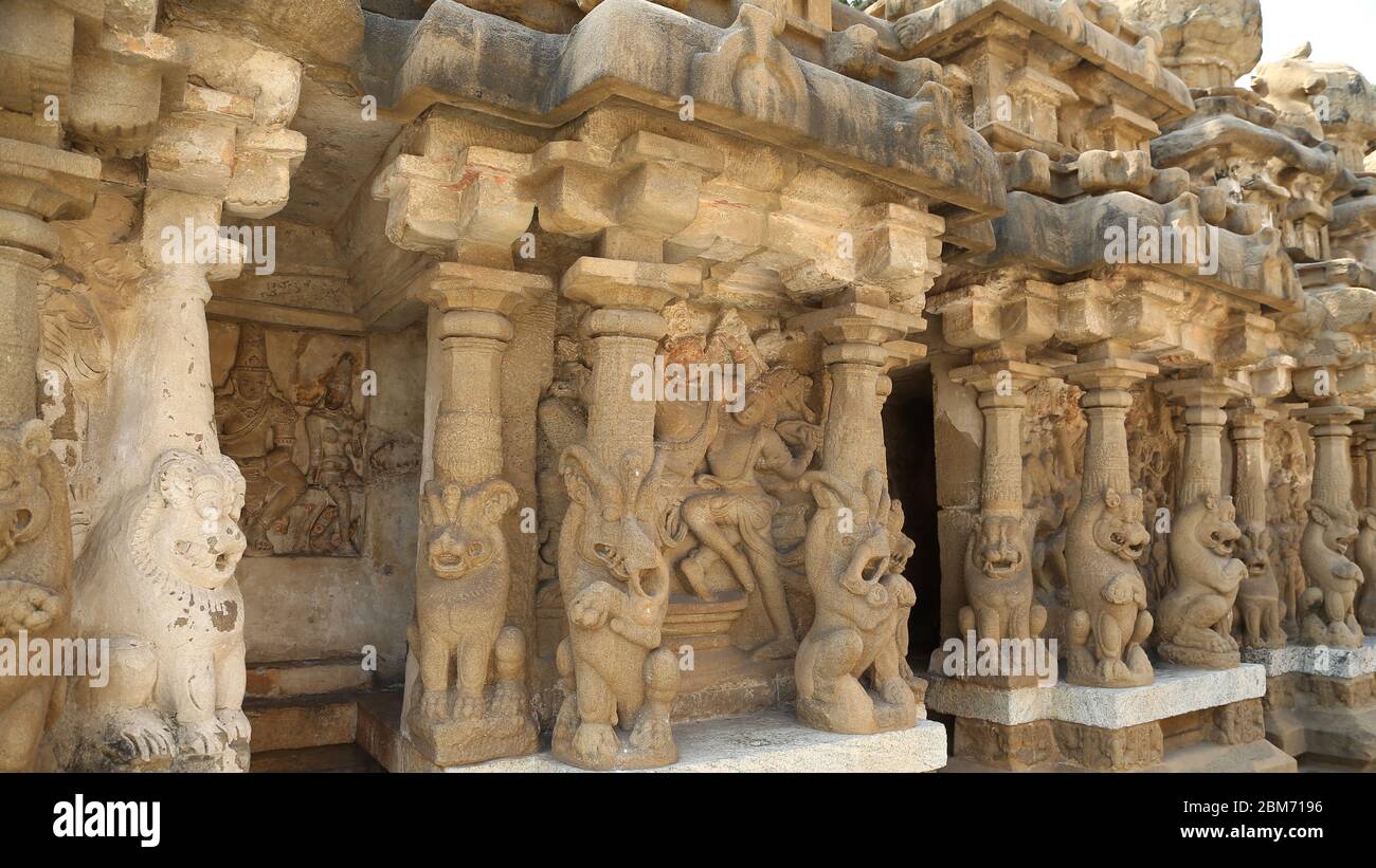 Kanchi Kailasanathar Temple in Kanchipuram, India Stock Photo - Alamy