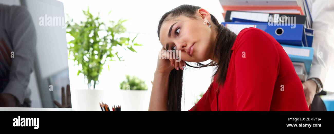 Clerk computer concept employee office hi-res stock photography and ...