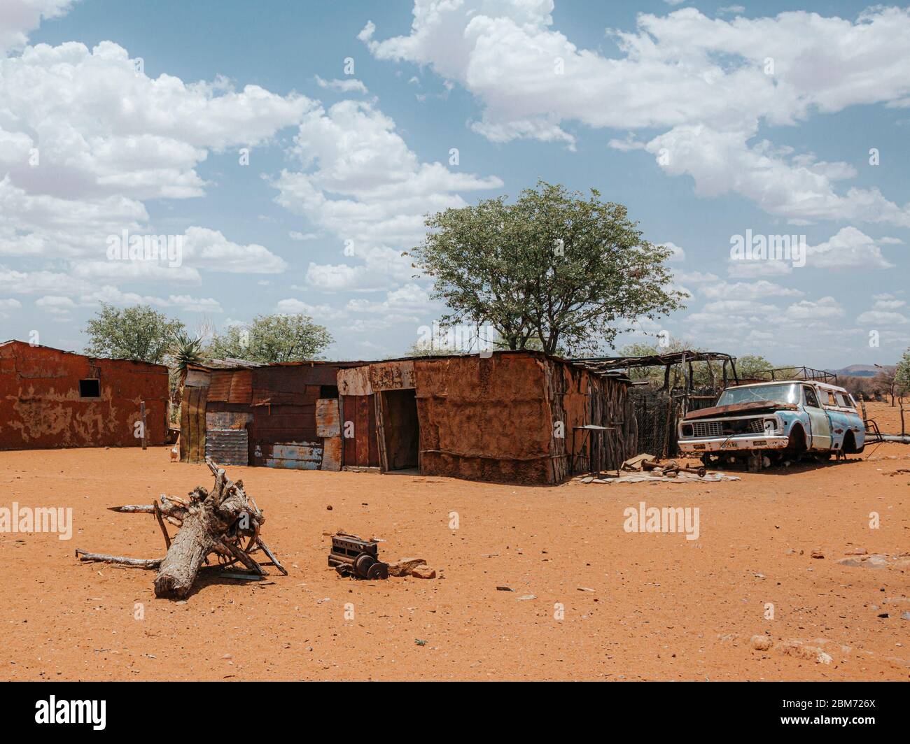 Typical native shack, Namibia, Africa Stock Photo - Alamy