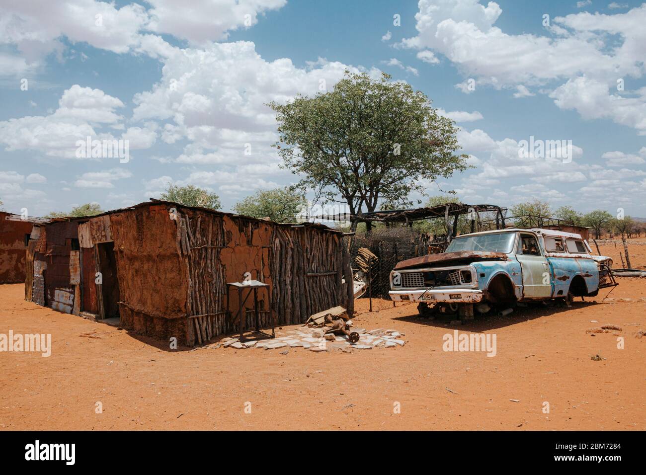 Typical native shack, Namibia, Africa Stock Photo - Alamy