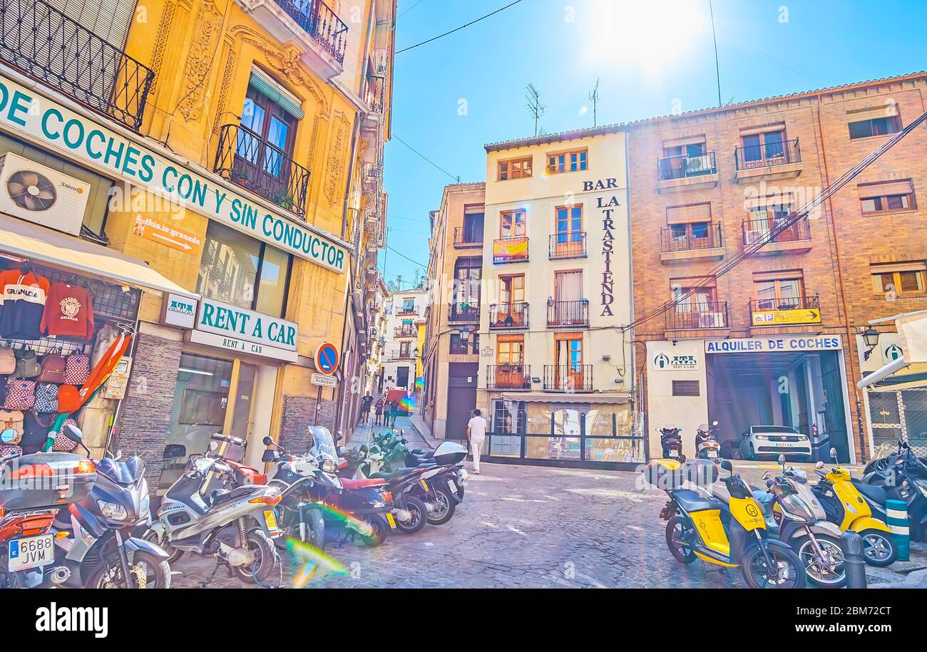 Street sign granada spain hi-res stock photography and images - Alamy