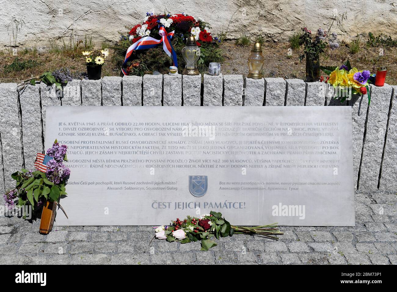 Memorial to soldiers of Russian Liberation Army (ROA) who died while ...