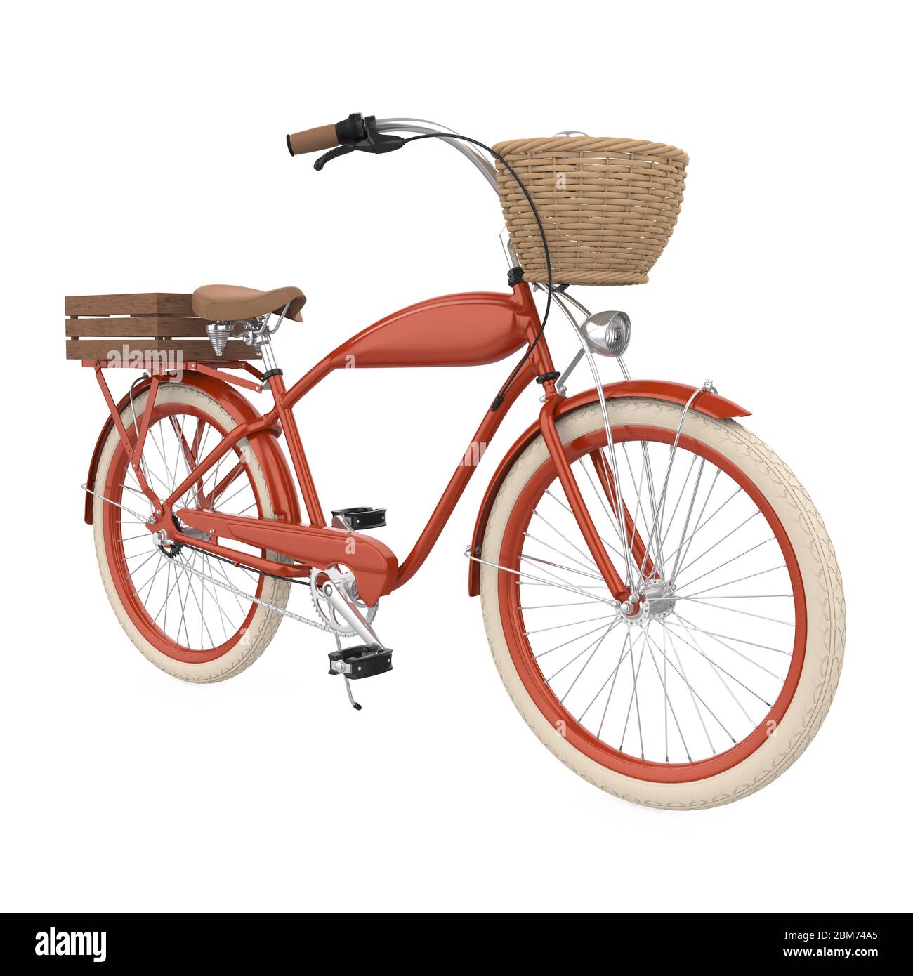 Retro Bicycle Isolated Stock Photo - Alamy