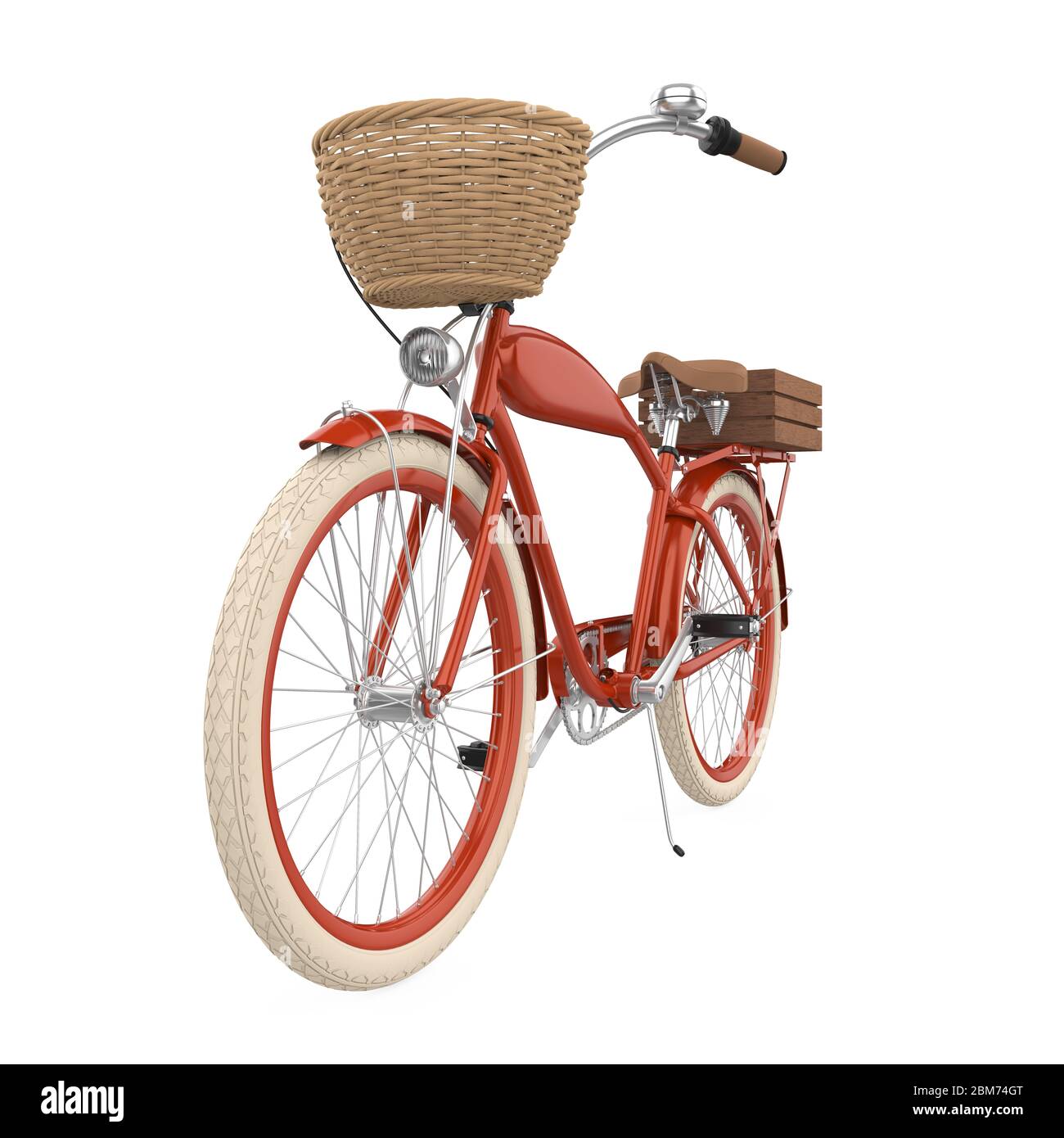 Retro Bicycle Isolated Stock Photo - Alamy