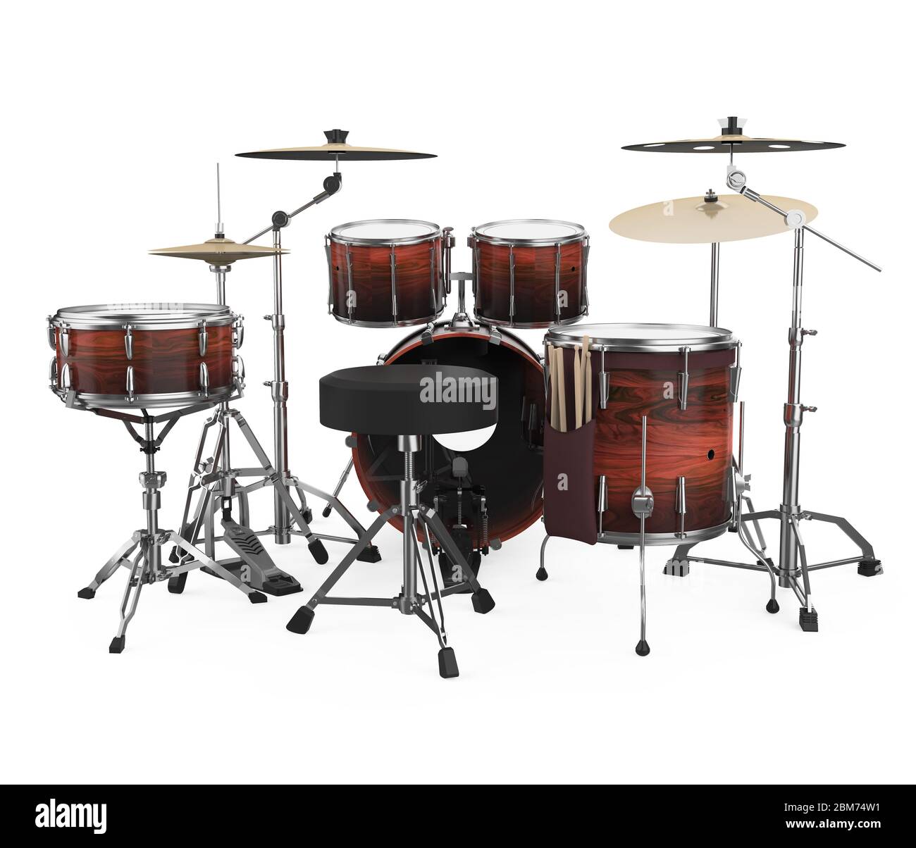 Drum Kit Isolated Stock Photo - Alamy