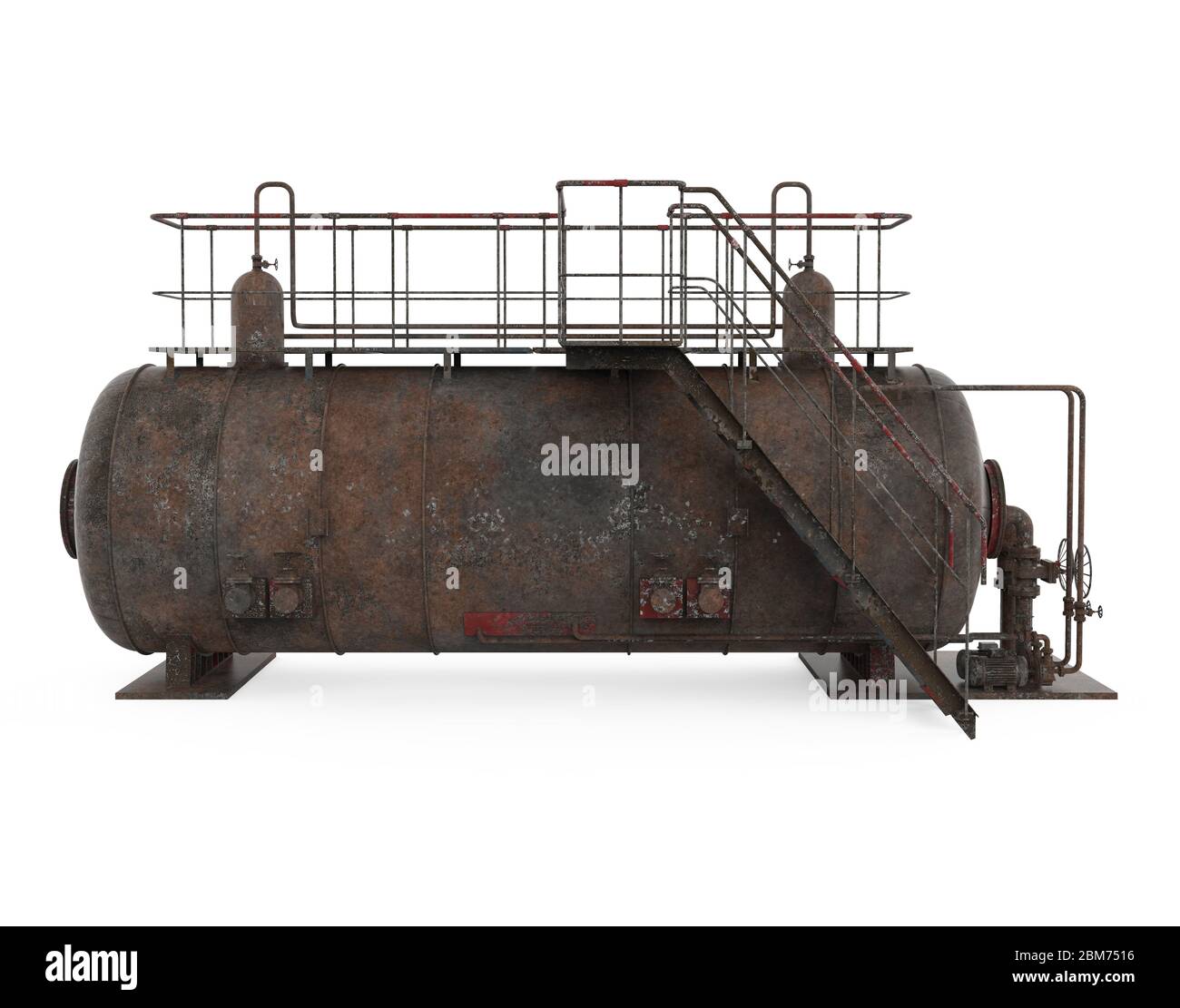 Pressure Vessel Tank Isolated Stock Photo - Alamy