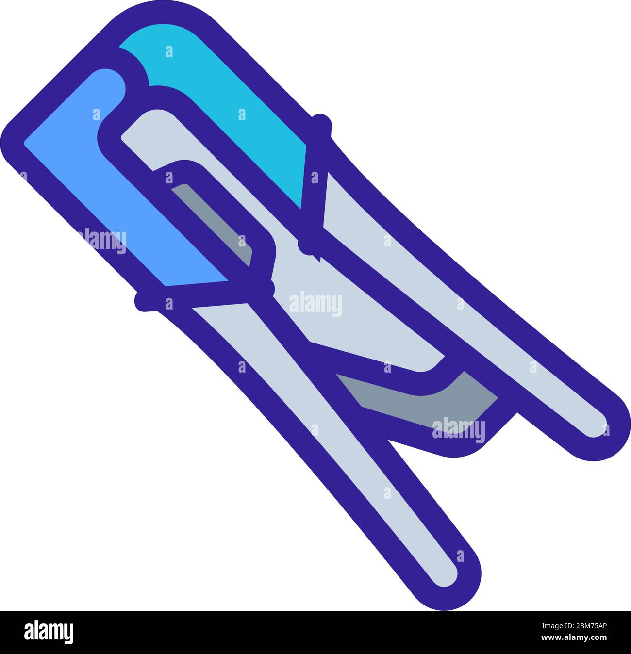 wire cutter tool icon vector outline illustration Stock Vector Image ...