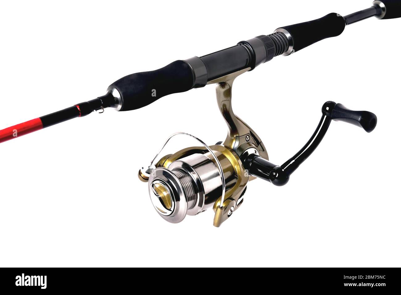 Fishing rod white background hi-res stock photography and images - Alamy
