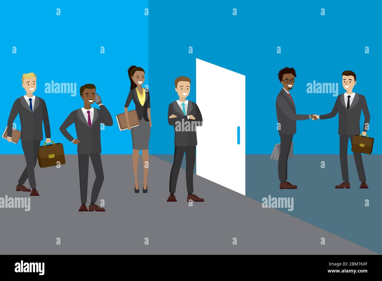 Waiting process Stock Vector Images - Alamy