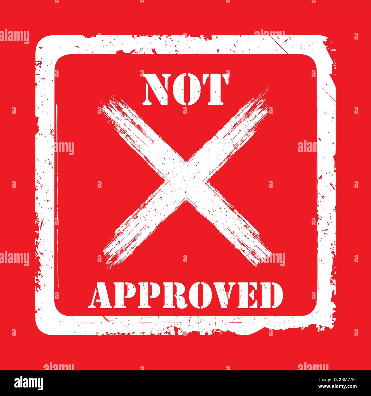 Not approved stamp hi-res stock photography and images - Alamy
