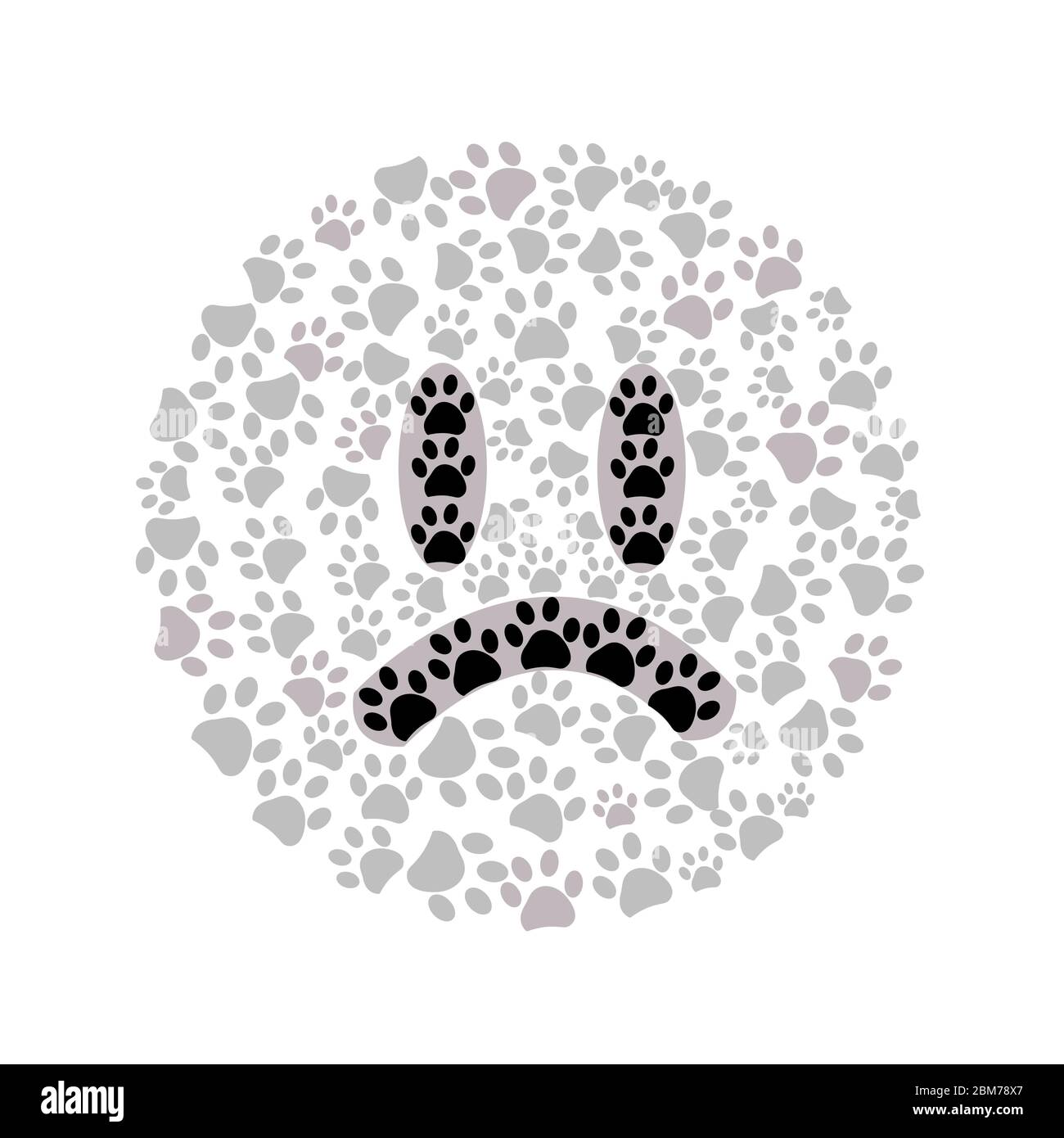 Kitty sad face Stock Vector Images - Alamy