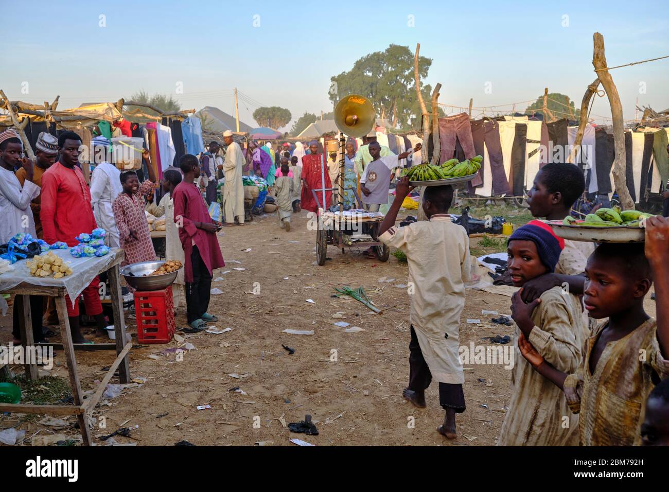 Dusty streets of a market Stock Photo - Alamy