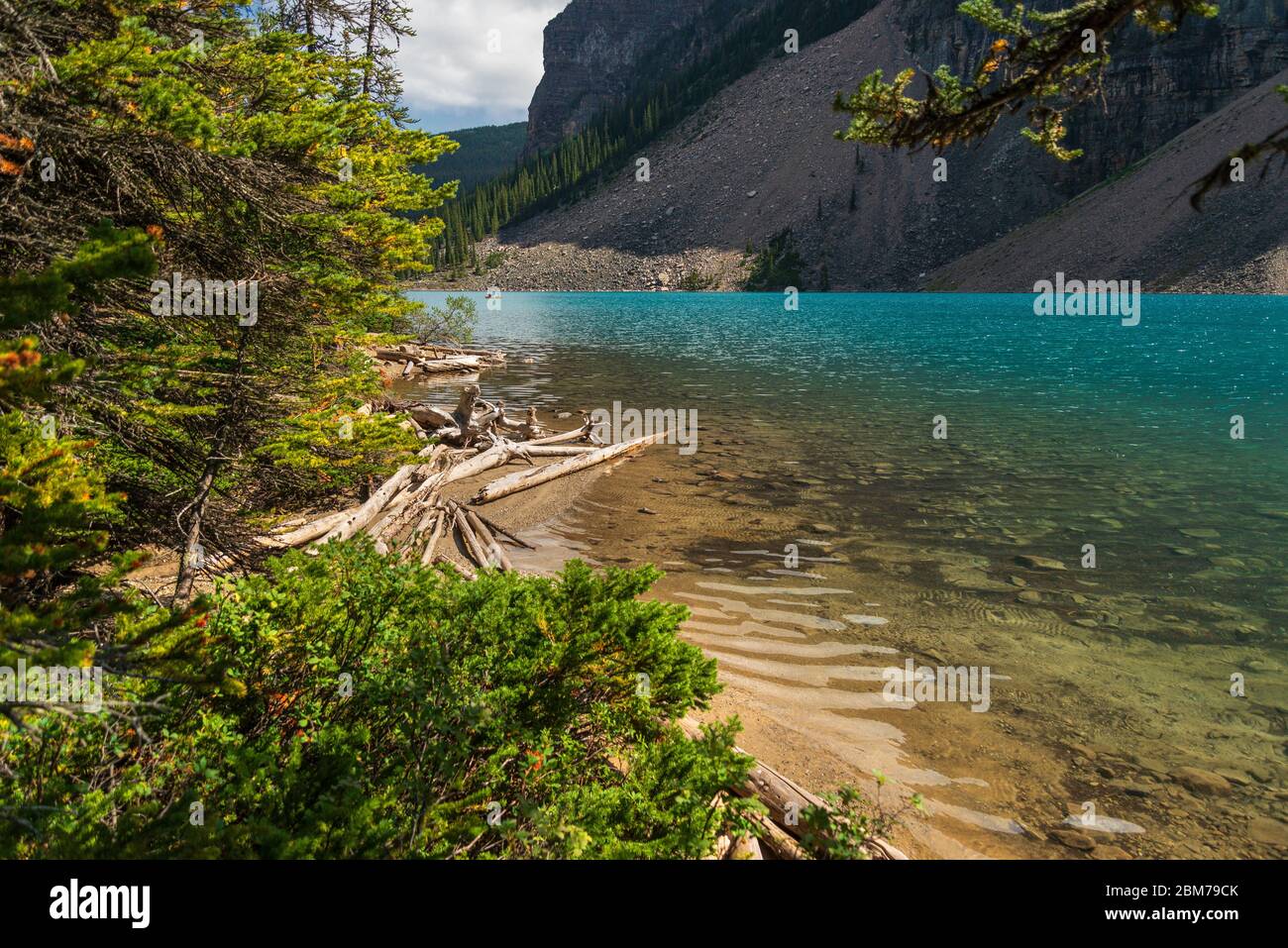 lake Morraine sceneries, Banff National Park, Alberta, Canada Stock ...